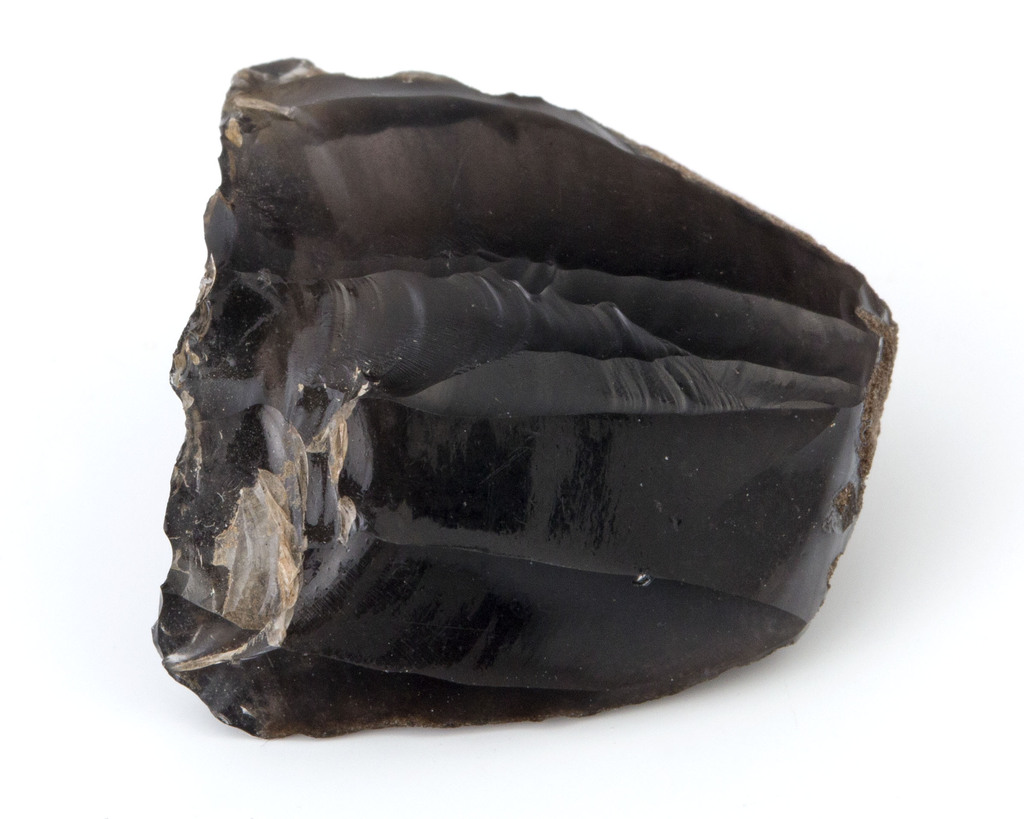 Obsidian lithic core | The Małopolska Virtual Museums