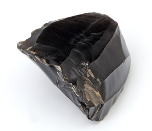 Obsidian lithic core | The Małopolska Virtual Museums