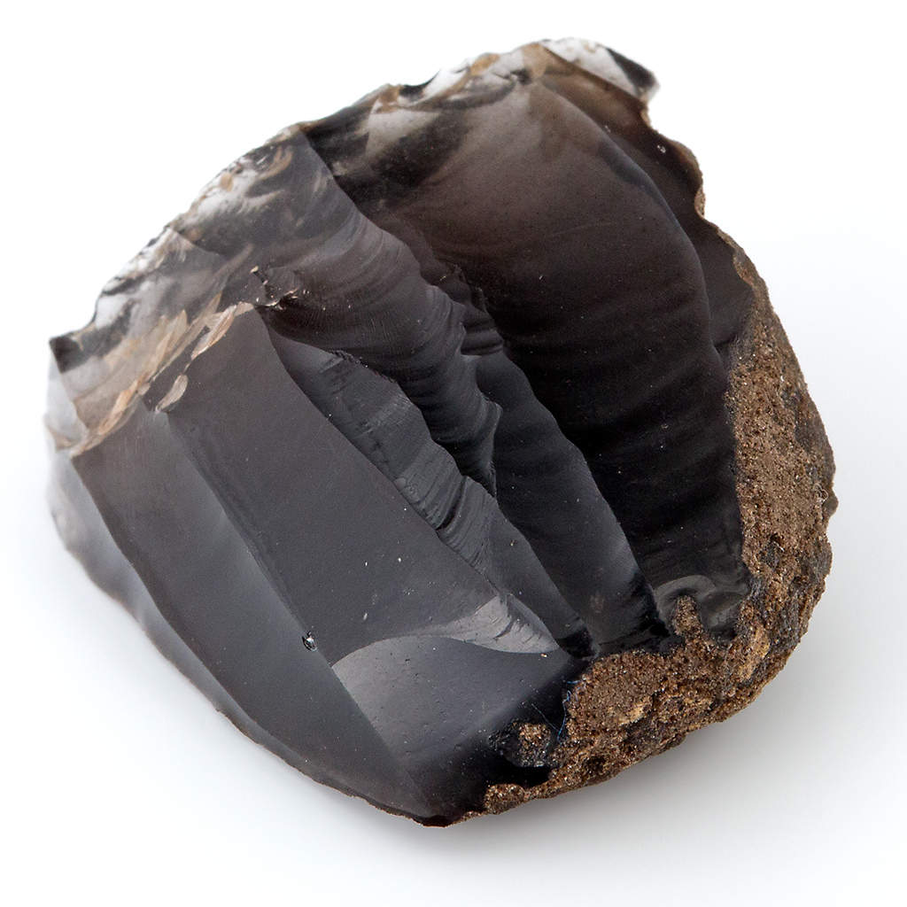 Obsidian lithic core | The Małopolska Virtual Museums